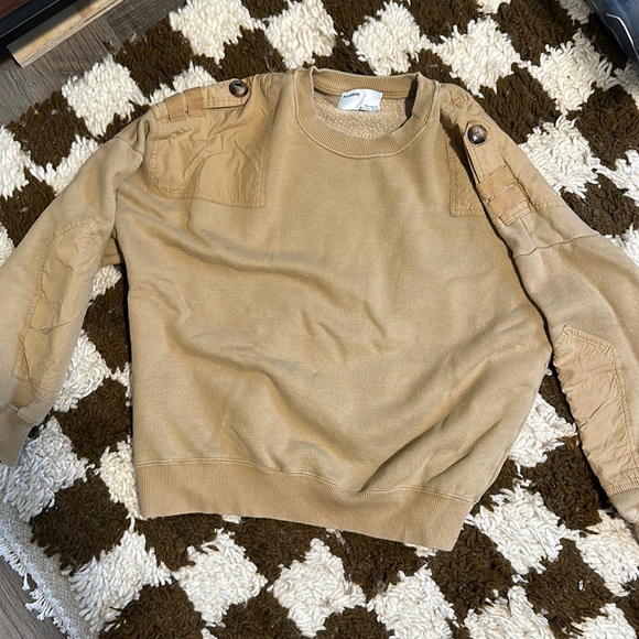 Pull&Bear | Sweaters | Pull Bear Tan Crew Neck Sweatshirt Small | Poshmark